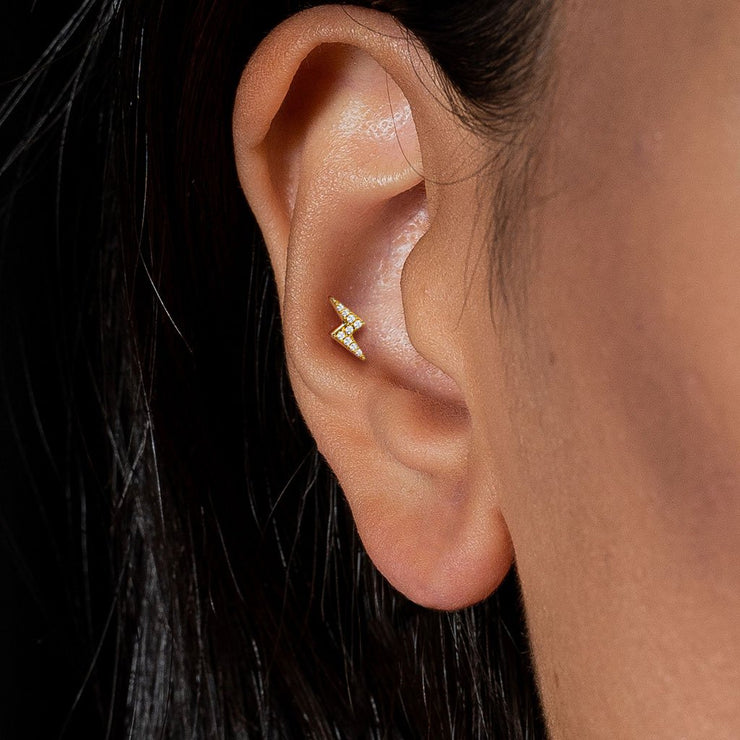 Buy tragus piercing earrings, studs hoops and jewellery from Cherry Diva